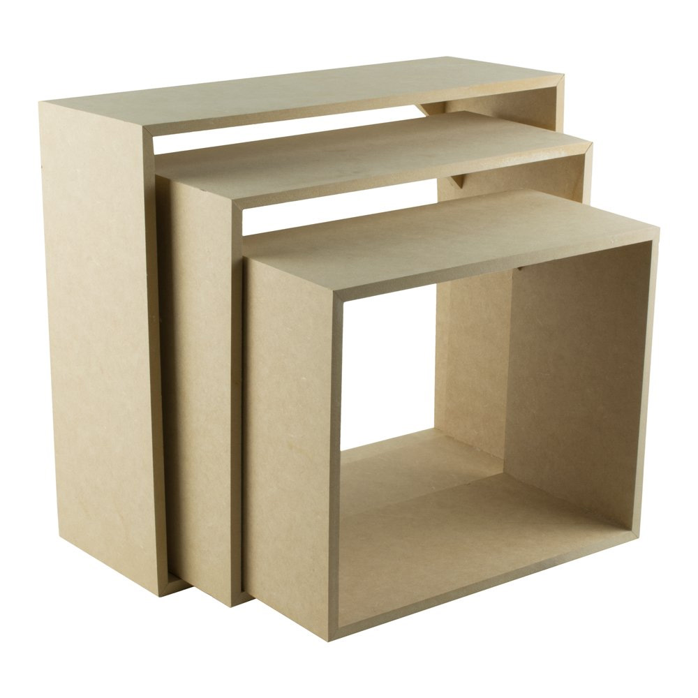 Nicho de MDF Cru Retangular